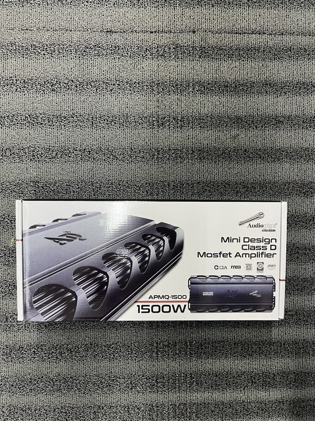 1500W 1-Ohm Monoblock Class D Mini Amplifier APMQ-1500 Audiopipe ...